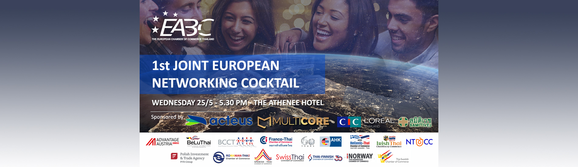 EABC Joint European Networking Cocktail - Thai-Norwegian Chamber of Commerce